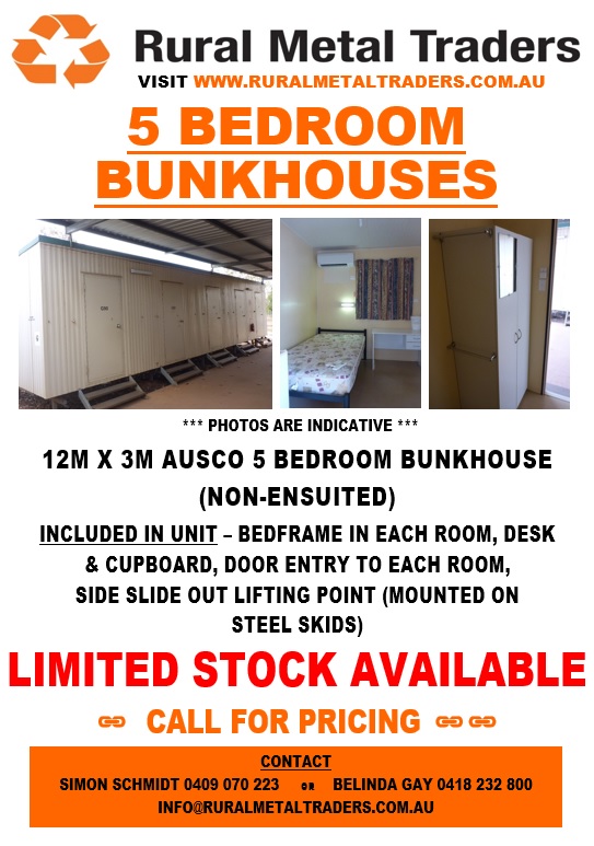 5 Bedroom Bunkhouses | Rural Metal Traders